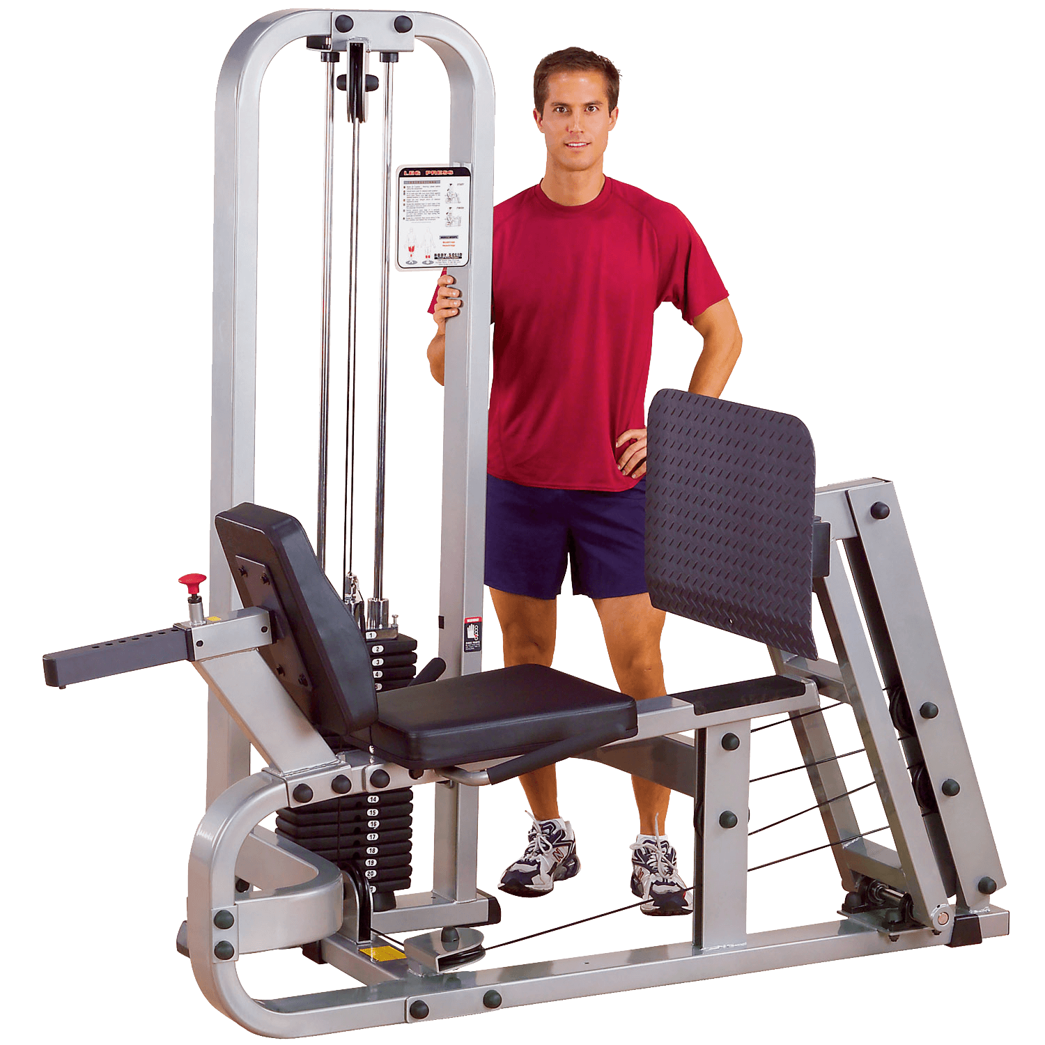 Body Solid Pro ClubLine Beinpress-Maschine SLP-500